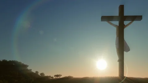 Jesus Cross Zoom Stock Footage ~ Royalty Free Stock Videos | Pond5