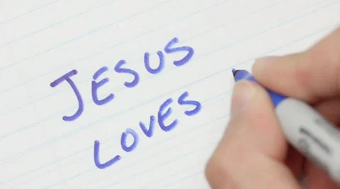 Jesus Writing Stock Footage ~ Royalty Free Stock Videos | Pond5