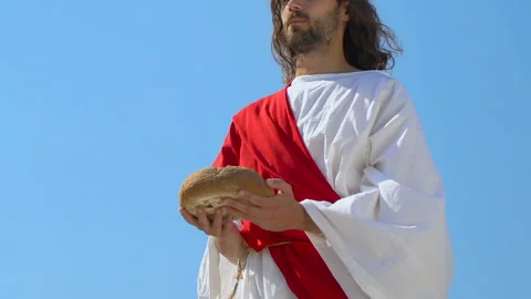 Jesus Bread Stock Footage ~ Royalty Free Stock Videos | Pond5