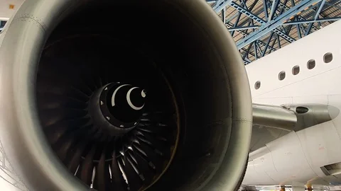 Jet Engine Blade Stock Footage ~ Royalty Free Stock Videos | Pond5