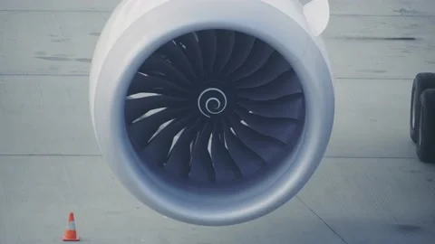Jet Engine Idling Stock Video Footage | Royalty Free Jet Engine Idling ...