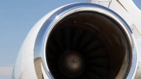 Jet Engine Blade Stock Footage ~ Royalty Free Stock Videos | Pond5