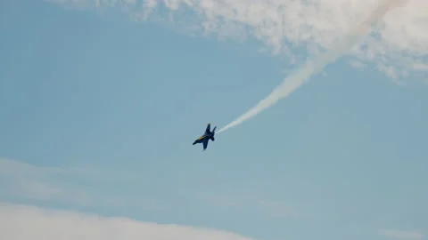 Jet Fighter Fly By, Air Plane Military F... | Stock Video | Pond5