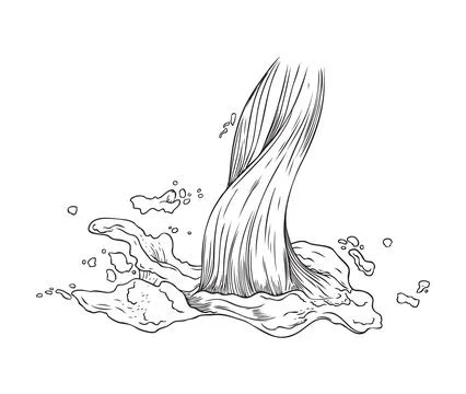Water Pouring Drawing