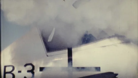 Jet Pilot Ejects Fighter Plane Cockpit E... | Stock Video | Pond5