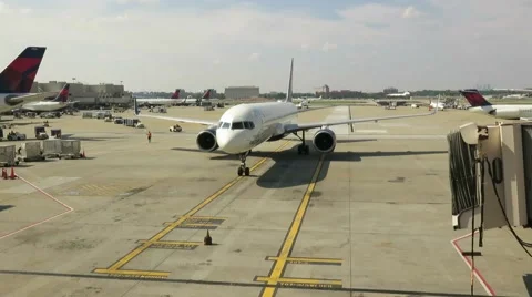 Airport Airport Plane Pulling A Stock Videos – Royalty-Free HD & 4K Videos