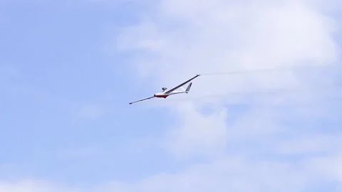 Jet Powered Sailplane, Glider Aircraft L... | Stock Video | Pond5