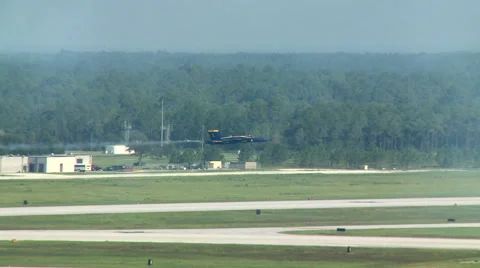 Jet Wake Turbulence from US Navy Blue An... | Stock Video | Pond5