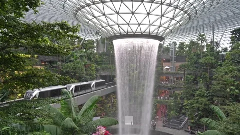 Jewel Changi Airport Skytrain Singapore | Stock Video | Pond5