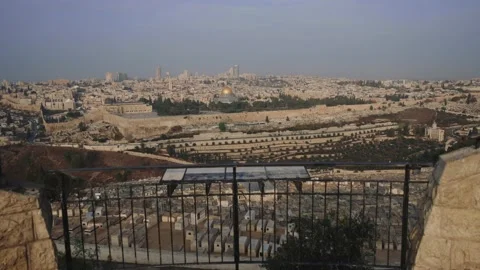 Jewish Cemetery And Tombs Of The Prophet... | Stock Video | Pond5