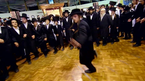 jewish hasidic dance 5 - uman-ukraine 20... | Stock Video | Pond5