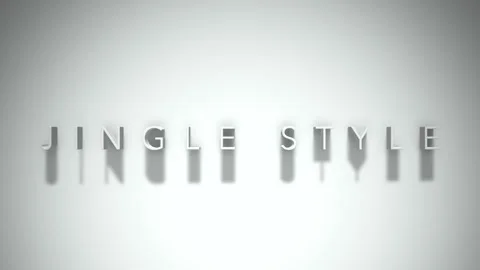 jingle style 3D title animation white te... | Stock Video | Pond5