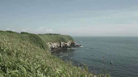 Jogashima view, non color graded 4K (384... | Stock Video | Pond5