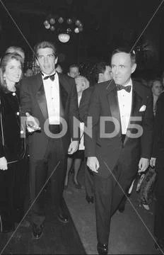 John F. Kennedy Jr, Caroline B. Kennedy and Rudolph Giuliani Stock ...