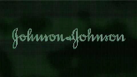 Johnson Logo Pixel Screen Animation. Fut... | Stock Video | Pond5