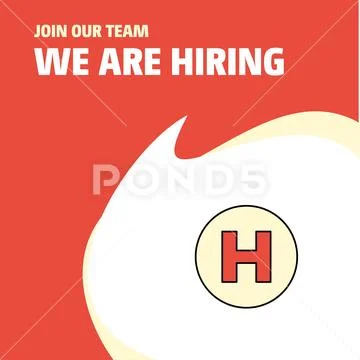 Join Our Team. Busienss Company Hospital We Are Hiring Poster Callout ...
