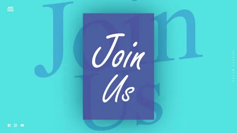 join us, text animation with white text ... | Stock Video | Pond5