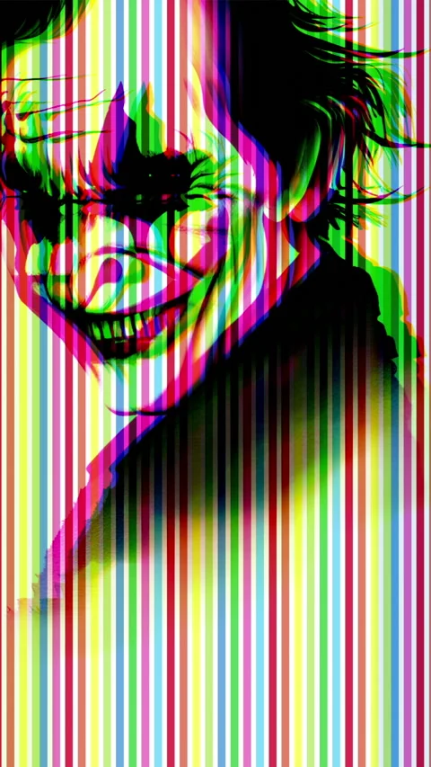 Joker hand drawing animation vertical vi... | Stock Video | Pond5