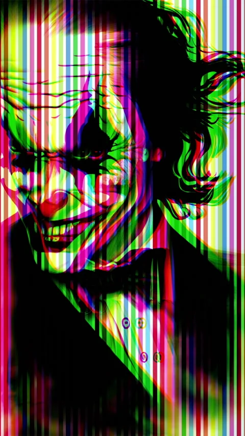 Joker hand drawing animation vertical vi... | Stock Video | Pond5