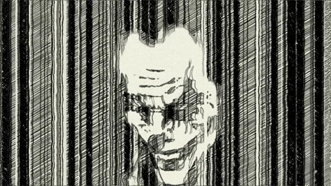 Joker hand drawing black and white anima... | Stock Video | Pond5