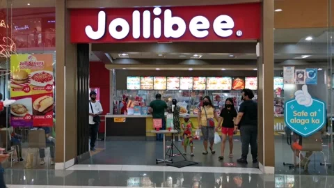 Jollibee Fast Food Chain Front View | Stock Video | Pond5