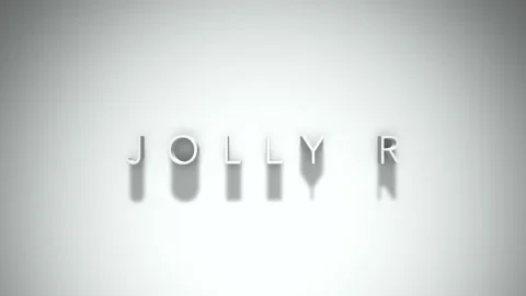 jolly r 3D title animation with shadows ... | Stock Video | Pond5