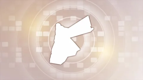 Jordan Animated Map | Stock Video | Pond5
