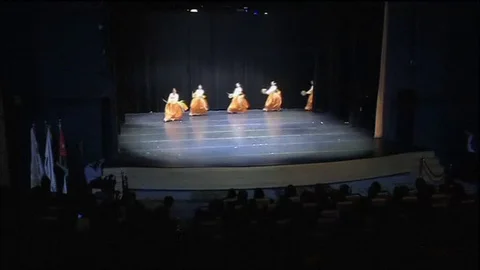 JORDAN: Traditional Korean dance group p... | Stock Video | Pond5
