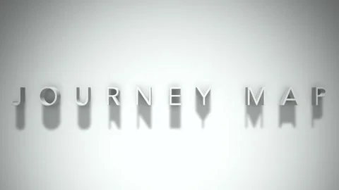 journey map 3D title animation with shad... | Stock Video | Pond5