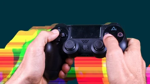 Pixel Game Controller Stock Footage ~ Royalty Free Stock Videos | Pond5