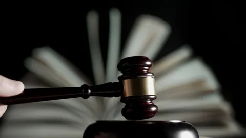 Gavel Hitting A Block Stock Footage ~ Royalty Free Stock Videos | Pond5