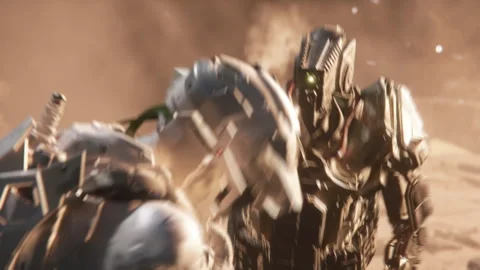 Judo and karate fight in sci fi battle i... | Stock Video | Pond5