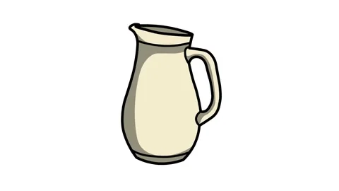 jug sketch background and 2d animation | Stock Video | Pond5