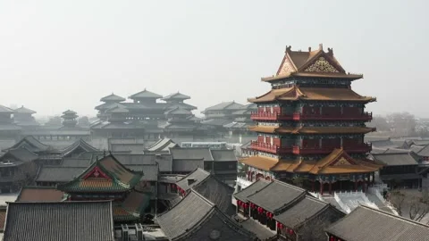 Juguo ancient city of Juxian, Shandong p... | Stock Video | Pond5