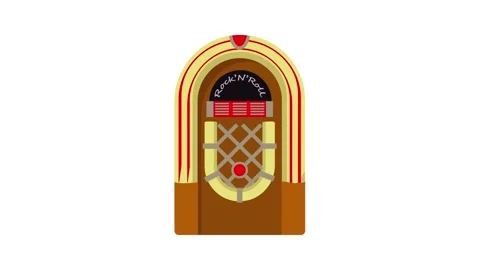Jukebox icon animation | Stock Video | Pond5
