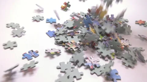 Jigsaw Puzzle Pieces Stock Footage ~ Royalty Free Stock Videos | Pond5