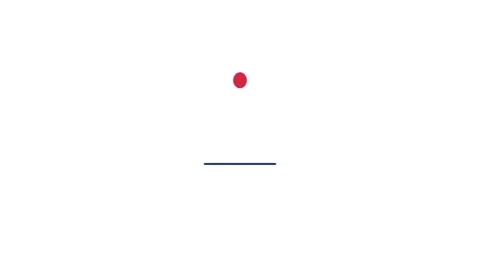 Jumping Loading Animation. Bouncing red ... | Stock Video | Pond5