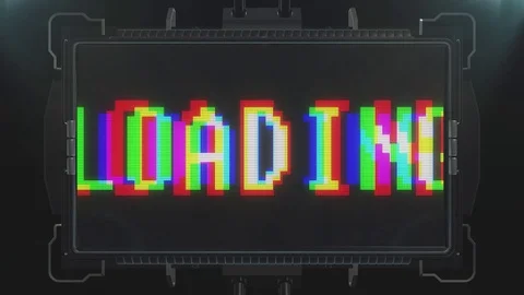 Loading Screen Vintage Stock Footage ~ Royalty Free Stock Videos | Pond5