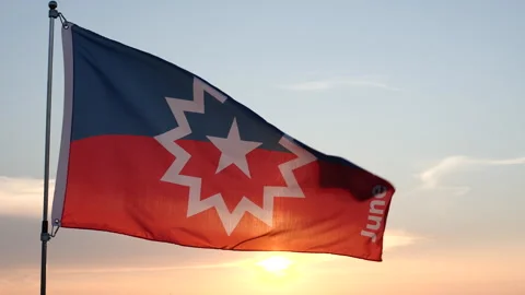 Juneteenth Flag, Juneteenth National Ind... | Stock Video | Pond5