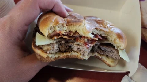 Junior Jumbo Jack in the Box Fast Food M... | Stock Video | Pond5