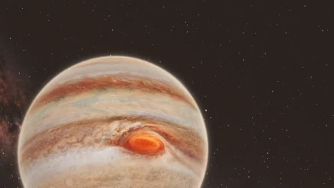 Jupiter Fast Zoom Wide to Close Up of Bi... | Stock Video | Pond5