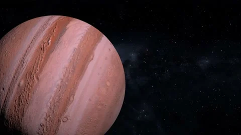 Jupiter Space 3DCG Digital Animation Mot... | Stock Video | Pond5