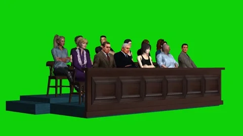 Jury Green Screen Animation (2) | Stock Video | Pond5