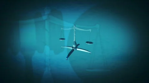 Justice in Blue Looping Animated Backgro... | Stock Video | Pond5