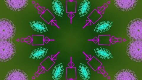 Kaleida Colored Pattern | Stock Video | Pond5