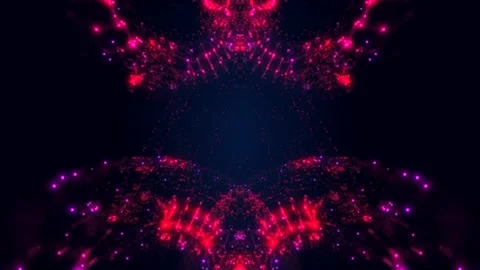 Kaleidoscope Abstract Particles Loop Background AEP ~ After Effects ...