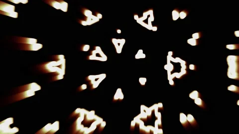 Kaleidoscope red ray animation in black ... | Stock Video | Pond5