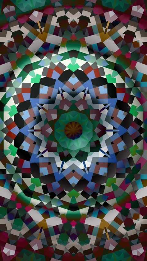 Kaleidoscopic Calm Background Loop P5Ver... | Stock Video | Pond5
