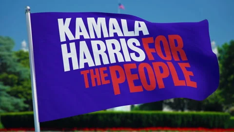 Kamala Harris President 2020 Logo 4k Bac... | Stock Video | Pond5
