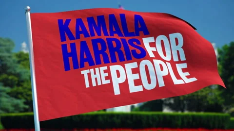 Kamala Harris President 2020 Logo 4k Bac... | Stock Video | Pond5